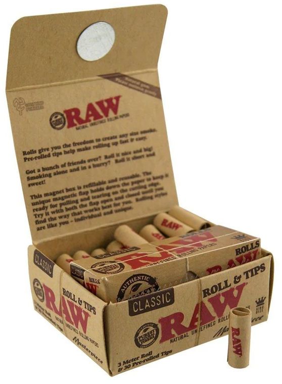 Raw Unbleached Masterpiece Kingsize Rolls With Filters Canatura Eu